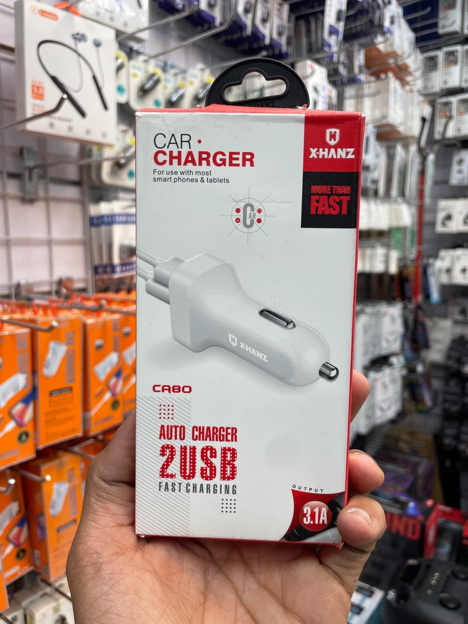 قیمت و خرید شارژر فندکی فست شارژ مدل X-HANZ | کاکو جانبی برتر